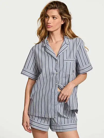 Victoria's Secret Heritage Cotton Short Pajama Set - Print