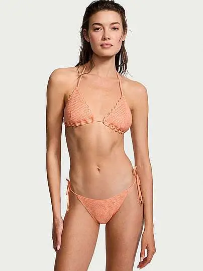 Victoria's Secret Crochet String Bikini Bottom