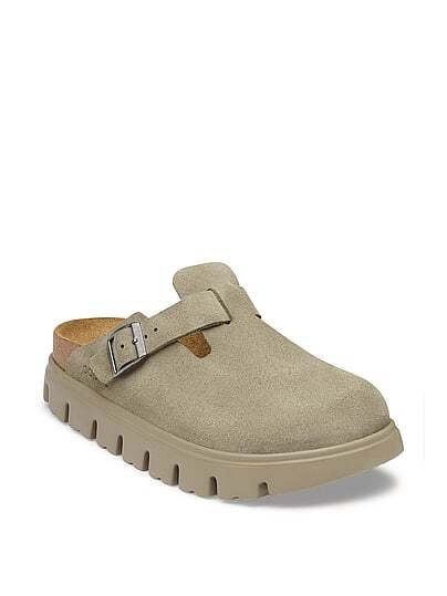 Pink Boston Chunky Clogs - Beige