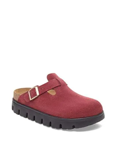 Pink Boston Chunky Clogs - Red