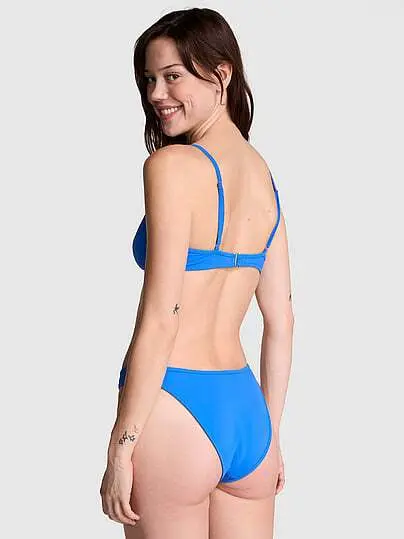 Pink By Frankies Bikinis Golden Hour Bikini Bottom - Blue