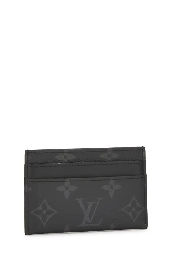 LOUIS VUITTON Monogram Eclipse Double Card Holder