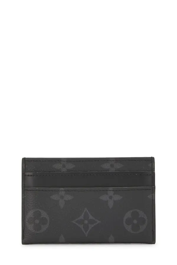 LOUIS VUITTON Monogram Eclipse Double Card Holder