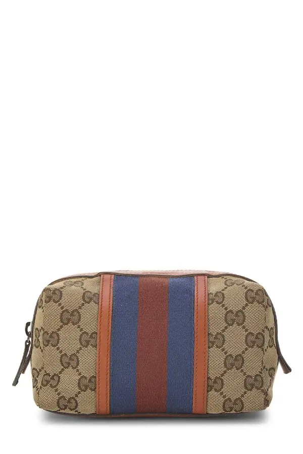 Gucci Original Gg Canvas Cosmetic Pouch