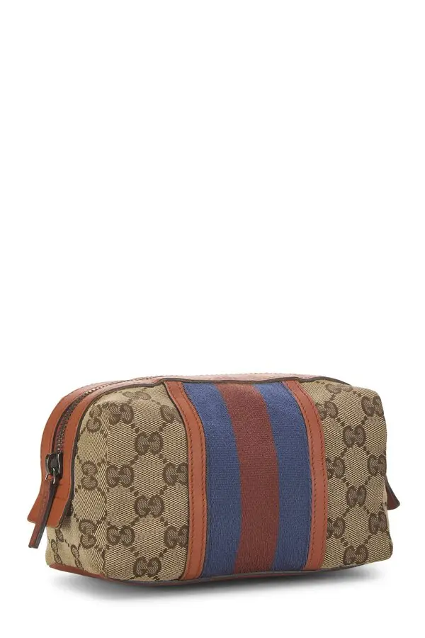 Gucci Original Gg Canvas Cosmetic Pouch