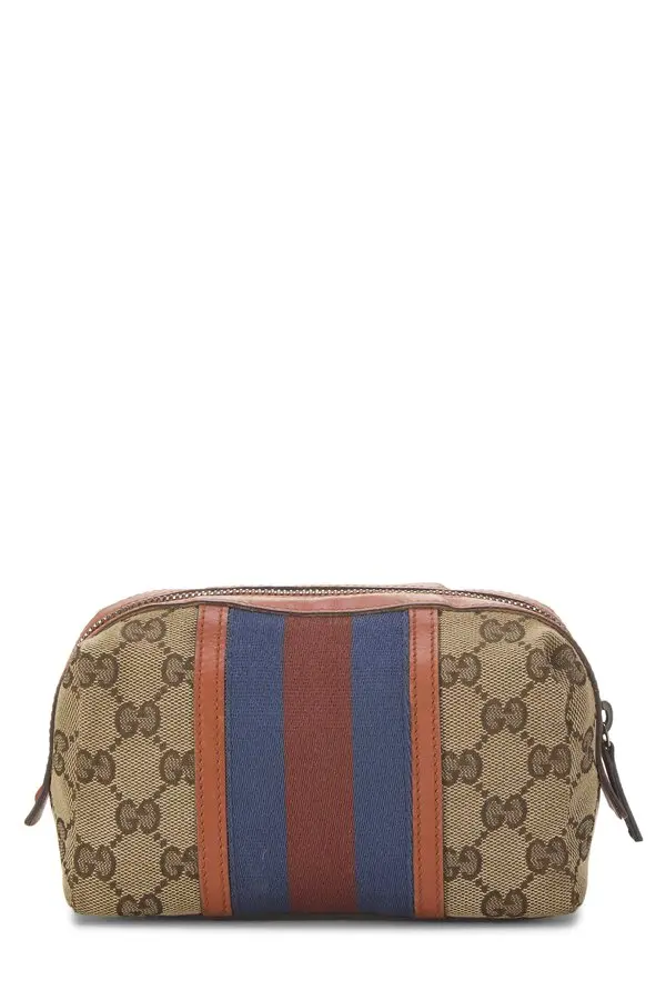 Gucci Original Gg Canvas Cosmetic Pouch