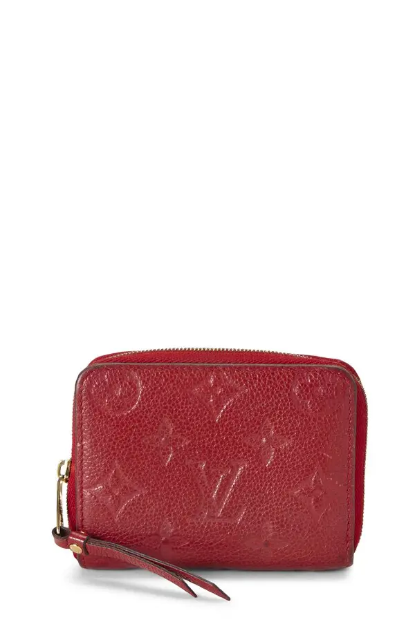 LOUIS VUITTON Empreinte Zippy Coin Purse - Red
