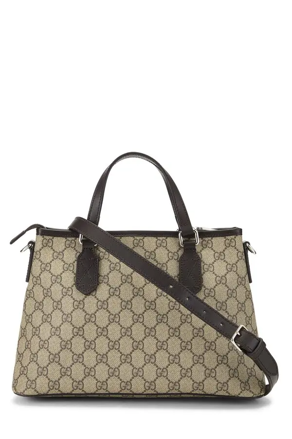 Gucci Original Gg Supreme Canvas Zip Tote Bag