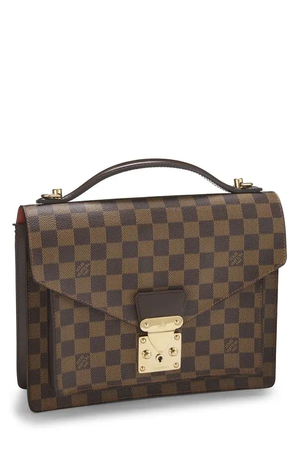 LOUIS VUITTON Damier Ebene Monceau