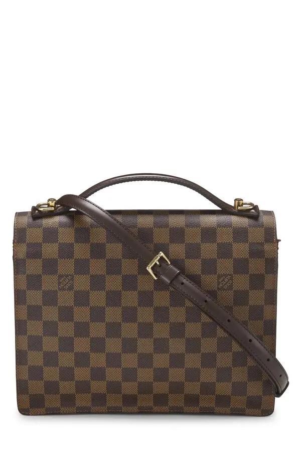 LOUIS VUITTON Damier Ebene Monceau