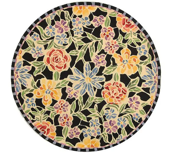 SAFAVIEH Chelsea Collection Hk214 4' X 4' Round Rug V Alerie - One-color