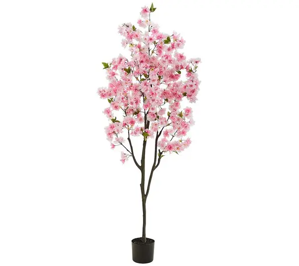 NEARLY NATURAL 6' Cherry Blossom Tree