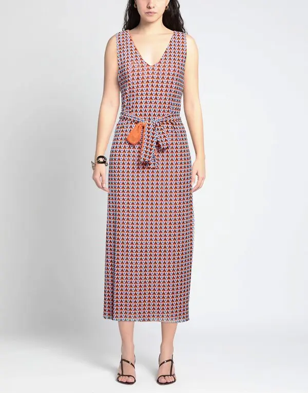 FISICO Geometric-print Maxi Dress