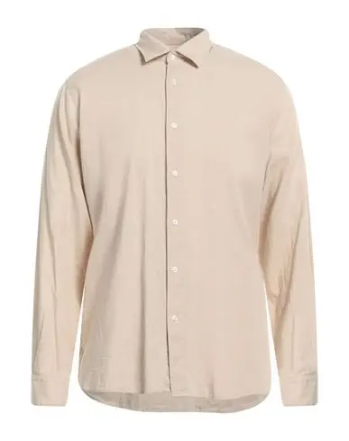 LIU •JO MAN Shirt Size Lyocell, Linen, Cotton - Beige