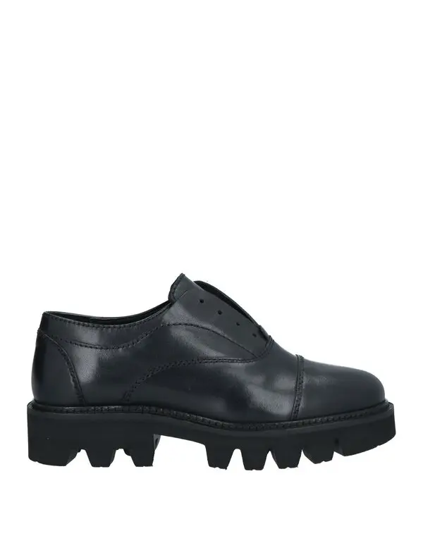 CAFÈNOIR Leather Chunky Lace-up Shoes