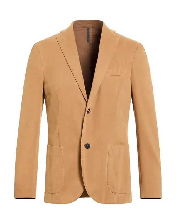 Montedoro Single-breasted Cotton And Cashmere Blazer - Beige