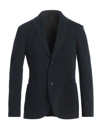 Montedoro Single-breasted Cotton And Cashmere Blazer - Blue