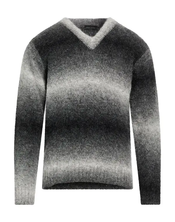 ROBERTO COLLINA Sweater In Baby Alpaca Wool And Nylon - Grey