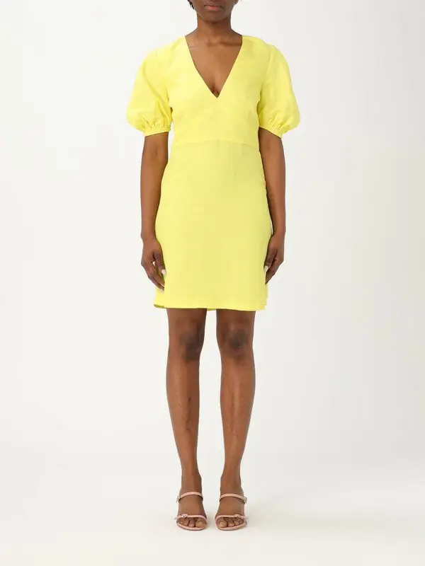 TWINSET Puff Sleeve Mini Dress