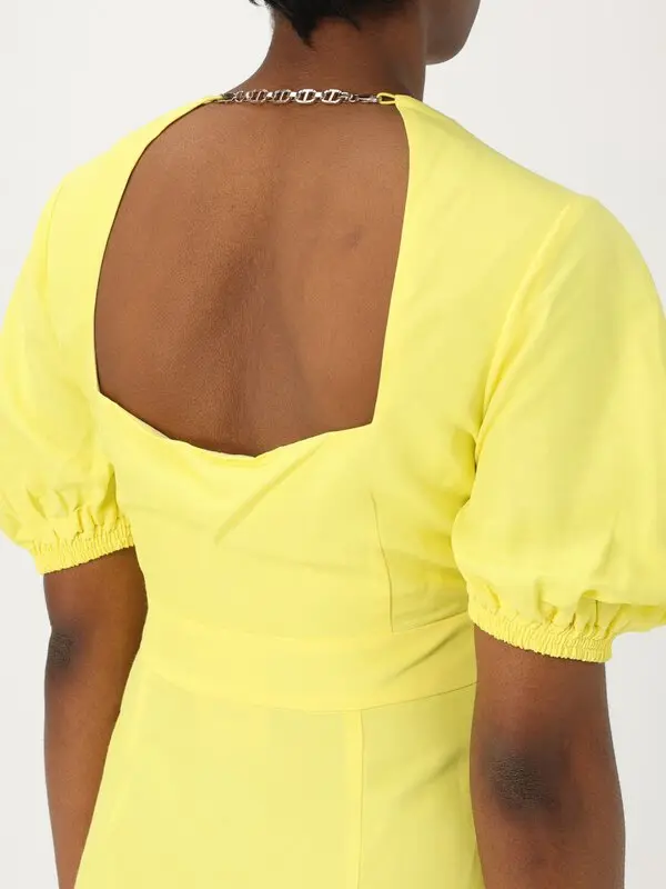 TWINSET Puff Sleeve Mini Dress