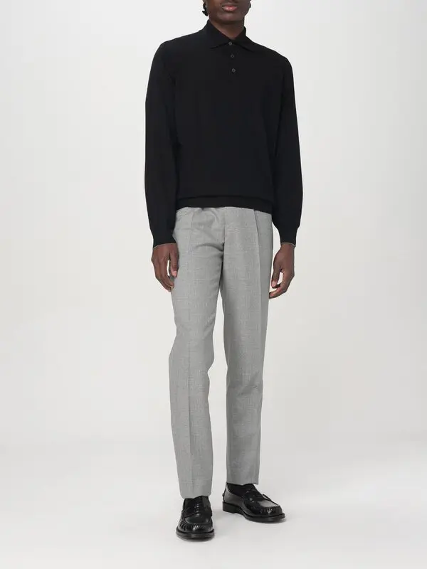 Brunello Cucinelli Long Sleeve Polo Shirt