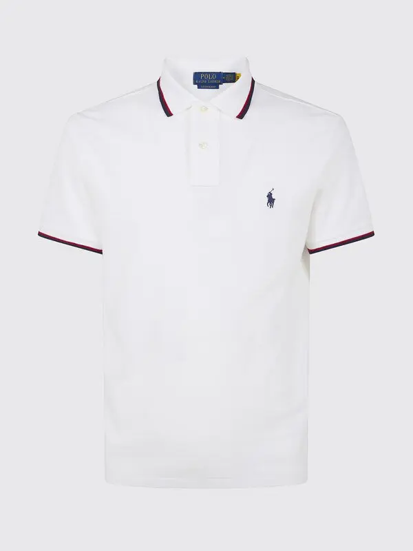 Polo Ralph Lauren Cotton Polo Shirt With Embroidered Logo - White