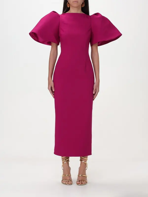 Solace London Dress - Fuchsia