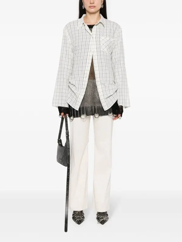 Our Legacy Biker High-waist Straight Leg Trousers