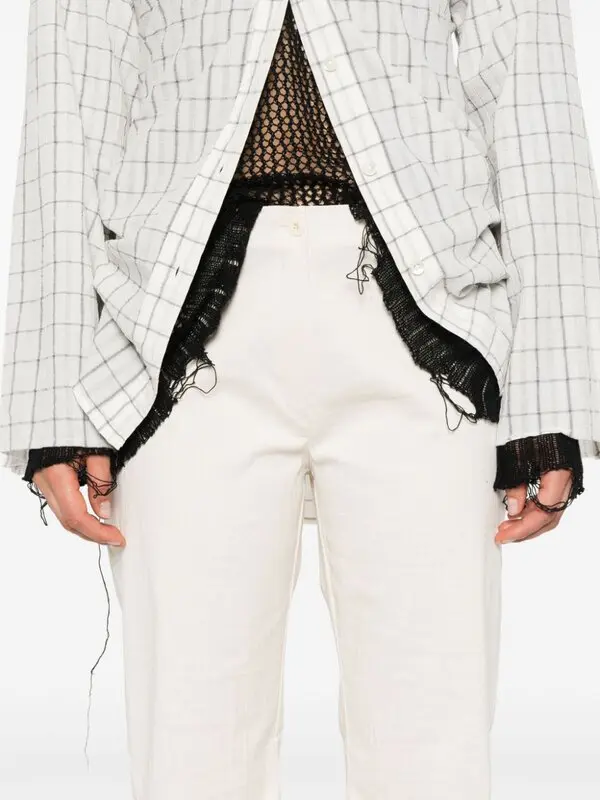 Our Legacy Biker High-waist Straight Leg Trousers