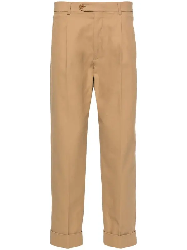 Gucci Double G Embroidered Tailored Trousers