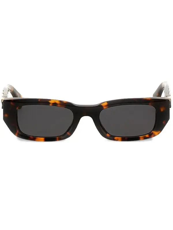 Off-White Fillmore Rectangle-frame Sunglasses - Brown
