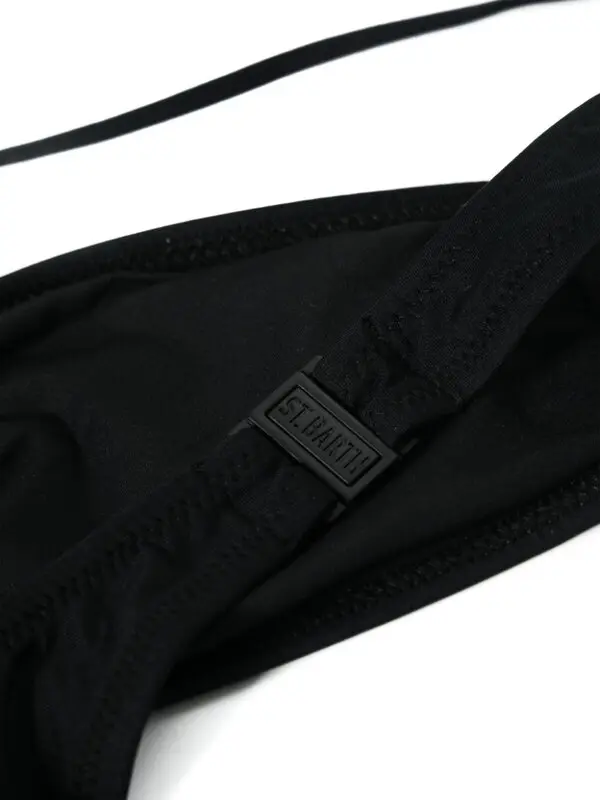 MC2 SAINT BARTH Dahlia Bikini Top - Black
