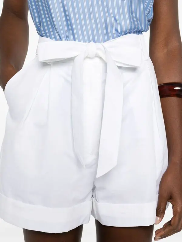 Pinko Pleated Turn-up Shorts