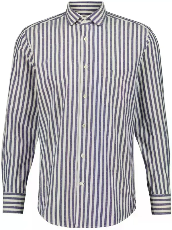 Frescobol Carioca Striped Cotton Shirt