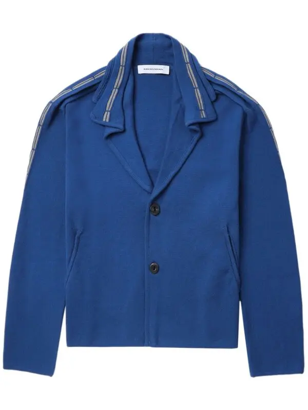 KIKO KOSTADINOV Ugo Knitted Blazer - Blue