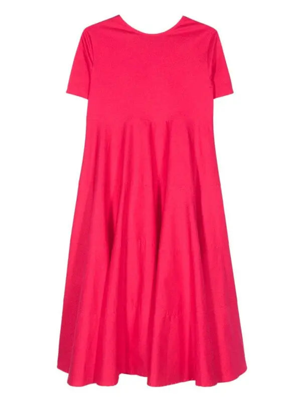 BLANCA VITA Arabide Poplin Midi Dress - Pink