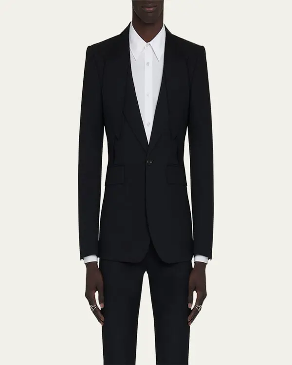 Alexander McQueen Lapel-collar Sport Coat