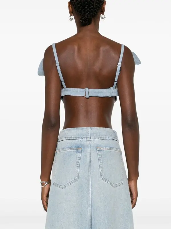 Y/project Denim Crop Top