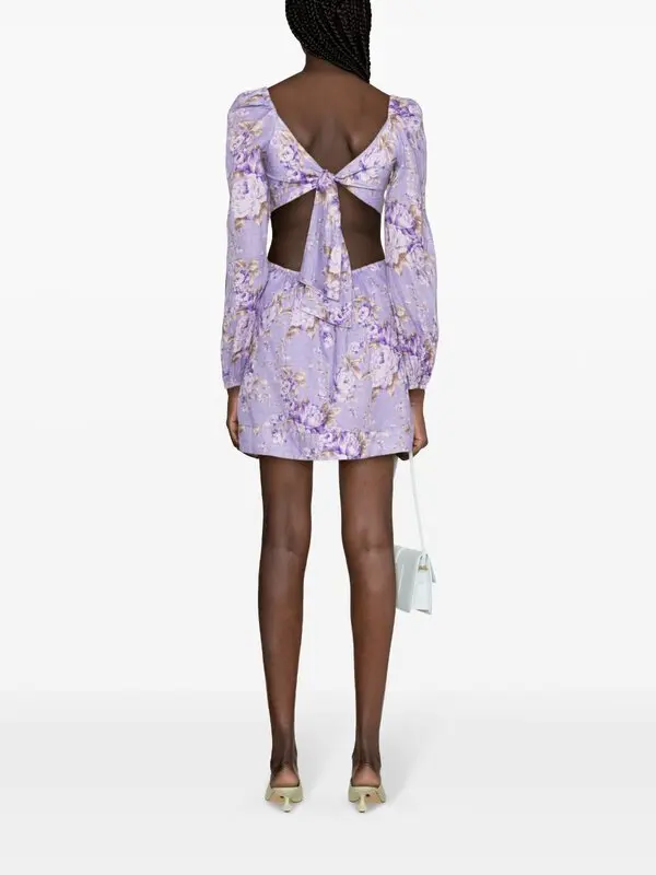 MC2 SAINT BARTH Jara Linen Minidress