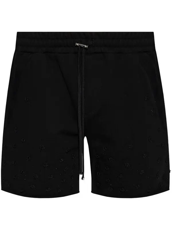 Amiri Appliqué-detail Cotton Shorts