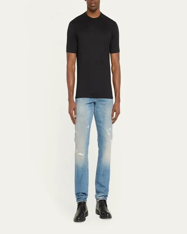 Cesare Attolini Cotton Crew T-shirt