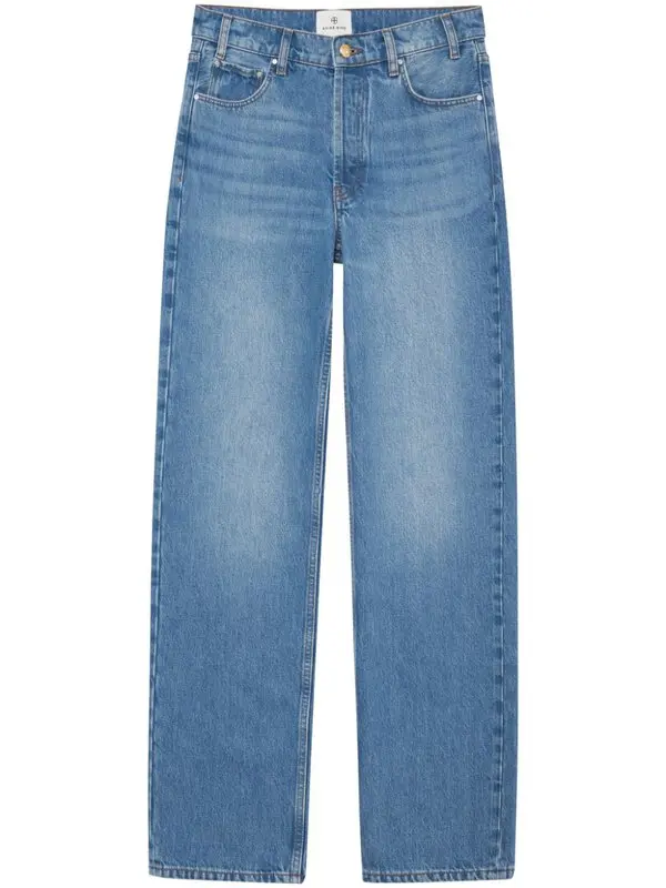 ANINE BING Mid-wash Wide-leg Jeans