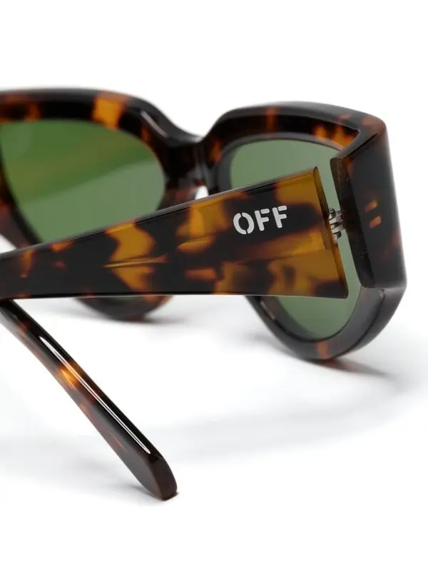 Off-White Seward Cat-eye Frame Sunglasses - Brown