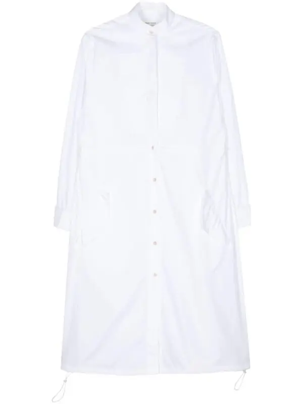 WALES BONNER Contrast Poplin Midi Dress