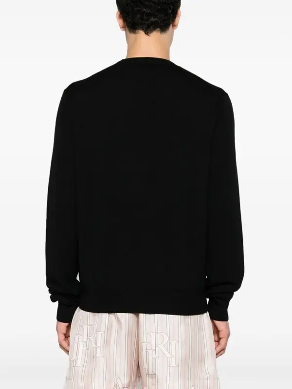Amiri Logo Jacquard Wool-blend Jumper