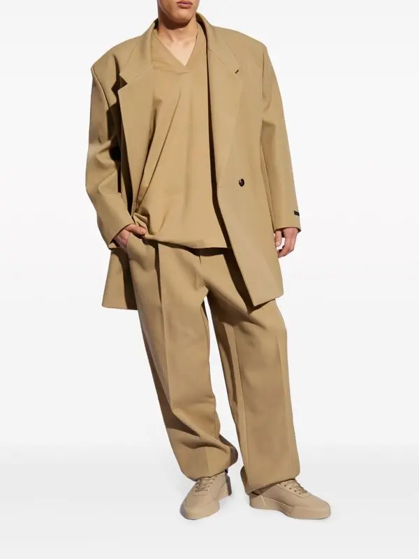 Fear Of God Logo-patch Wool Trousers