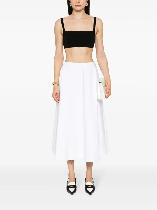 Valentino Garavani Poplin Midi Skirt