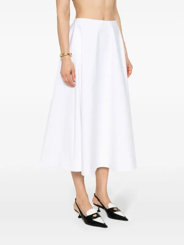 Valentino Garavani Poplin Midi Skirt