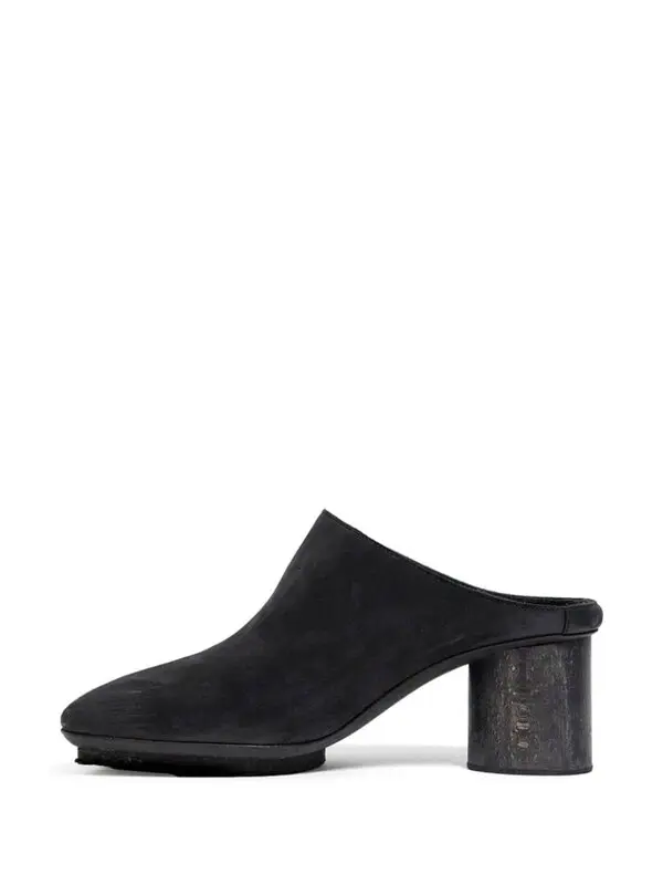 UMA WANG Block-heel Leather Mules