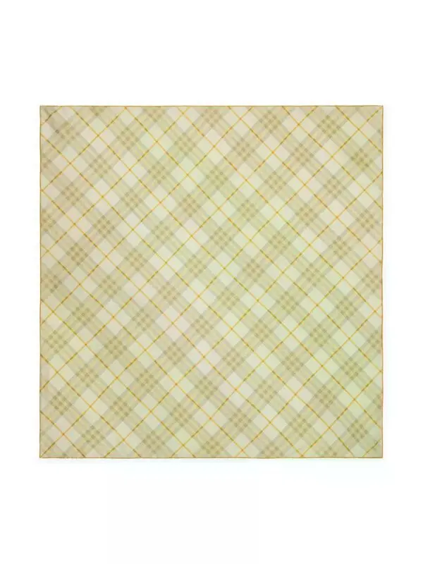 Burberry Checked Silk Scarf